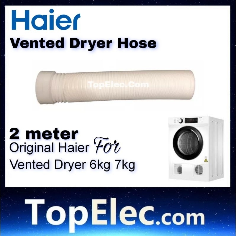 ORIGINAL HAIER VENTED DRYER HOSE 7KG 6KG HDY-D60 HDV70E1 HDV70A1 HAIER ...