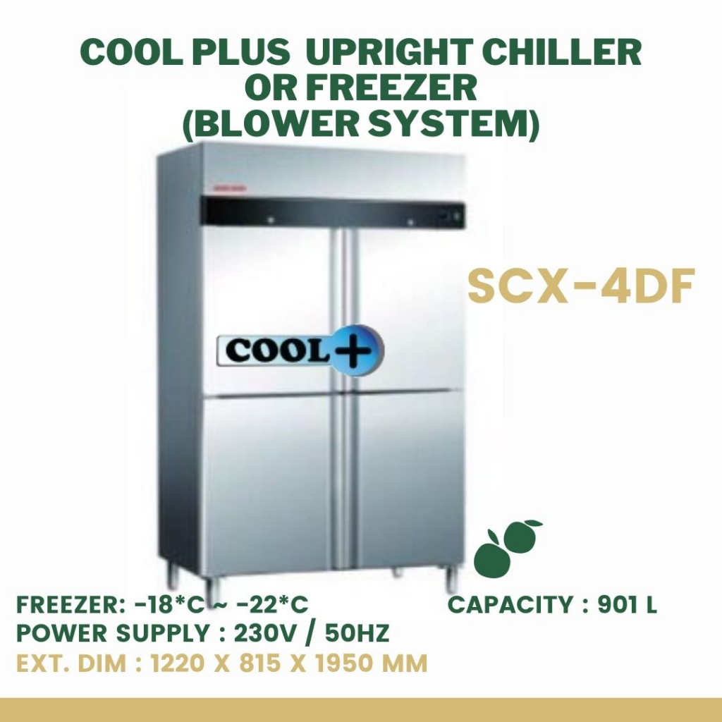 [ SOLID COOL ] UPRIGHT 4 DOOR FREEZER (BLOWER SYSTEM) | Shopee Malaysia