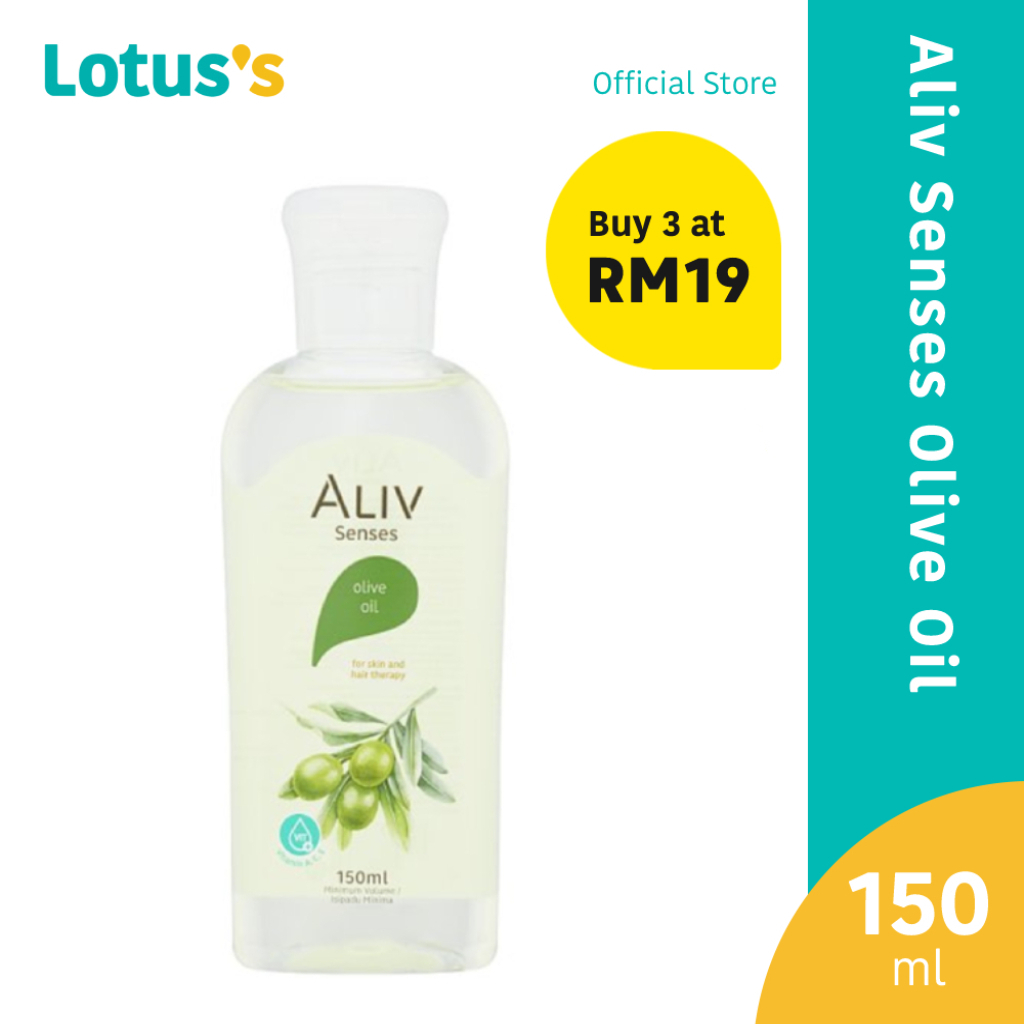 Aliv Senses Olive Oil 150ml | Shopee Malaysia