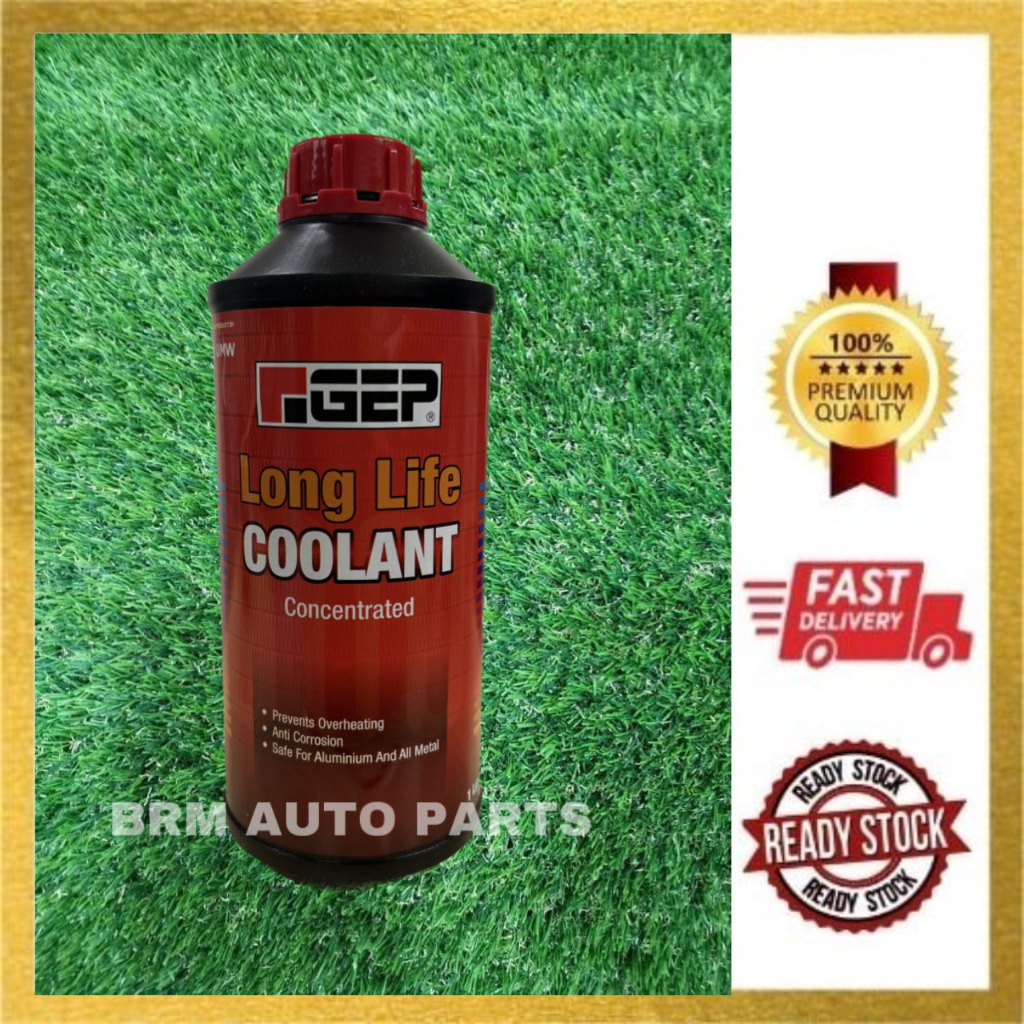 GEP COOLANT HIGH TEMPERATURE RESISTANT (RED) 1 LITER CONCENTRATED 100% | Shopee Malaysia