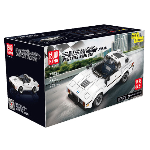 Mould King 27036 Speed Champions BMW M1 Sports Car Model Building Set ...