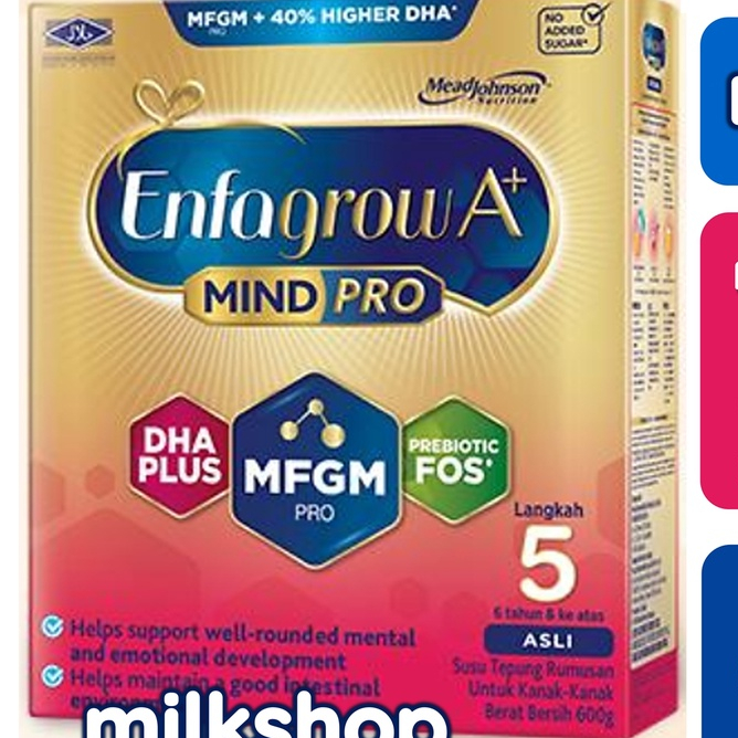 Enfagrow A+ Step5 580g Asli Original Plain Step 5 Enfa Box Mindpro MGFM ...