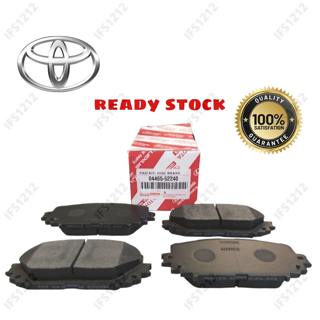 🇲🇾ORI NEW🔥 FRONT BRAKE PAD TOYOTA VIOS YARIS 07-23' SPEC - G , S , GX , TRD NCP93 NCP150 NSP151 ...