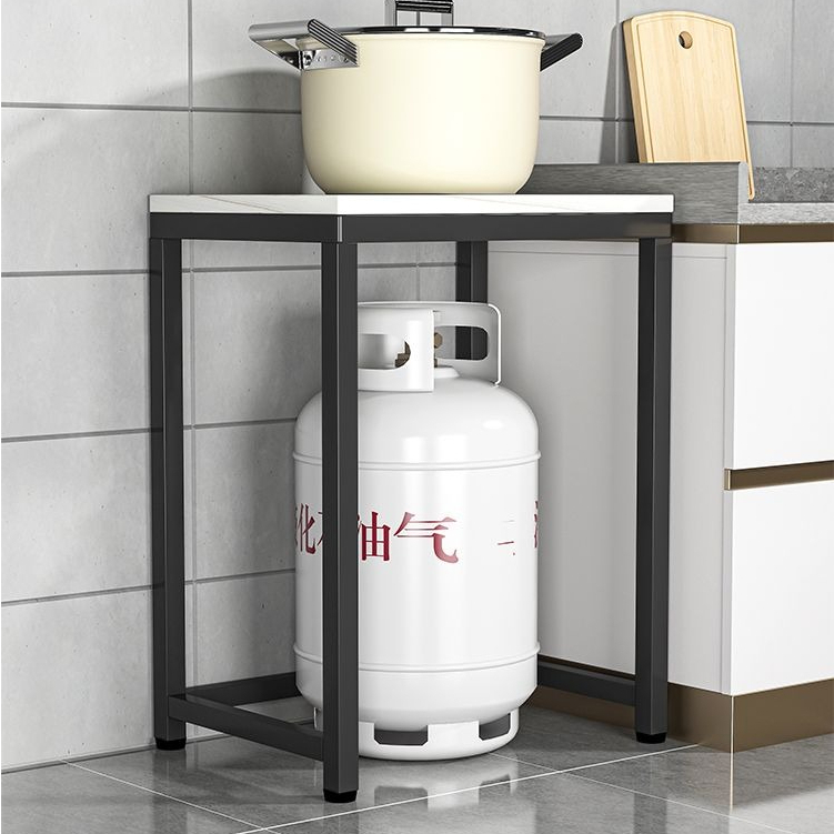 🎉Gas Cylinder Storage Rack Kitchen Floor Stove Support Rack Square ...