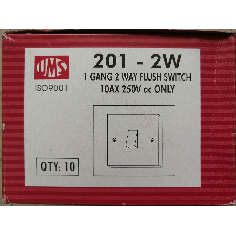 UMS 1 Gang 2 Way Switch (Light/Staircase Switch) | Shopee Malaysia