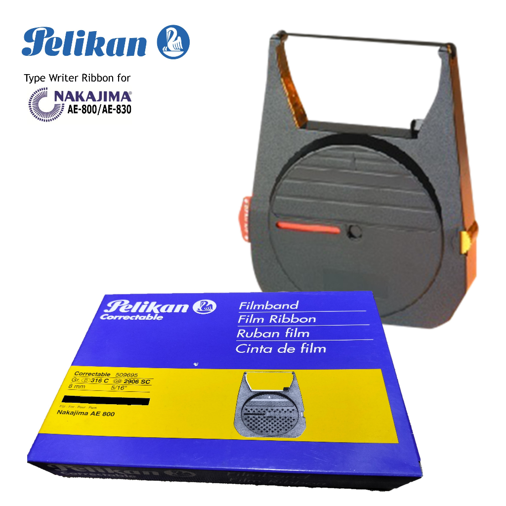 Ribbon Typewriter Nakajima AE800 AE830 AE-800 AE-830 -Canon AP-9017 AP ...