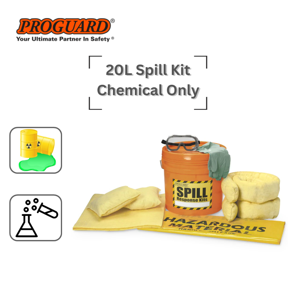 20 Liter Chemical Only Portable Spill Kit SK571717 PROGUARD | Shopee ...