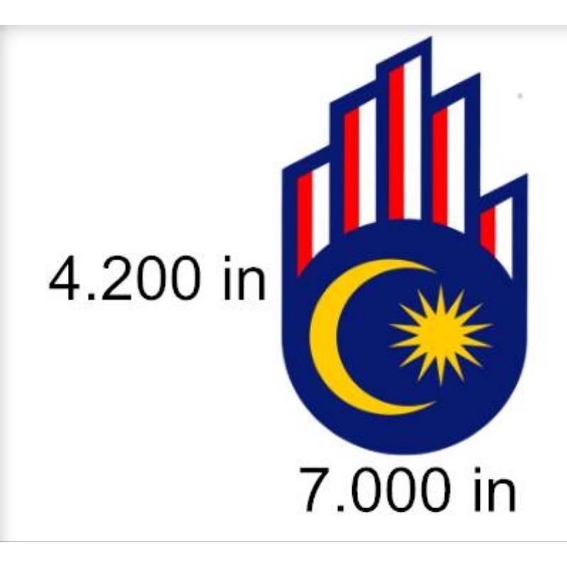 MALAYSIA MADANI 💥 SAIZ BESAR💥 STICKER IRON ON FABRIC | Shopee Malaysia