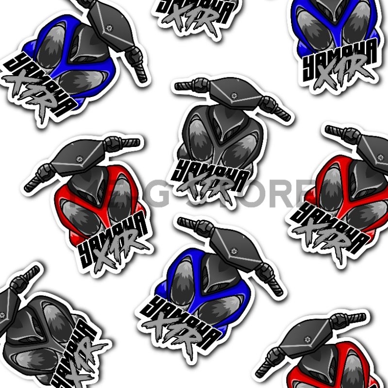 Sticker Motor Yamaha X1R (glossy) | Shopee Malaysia