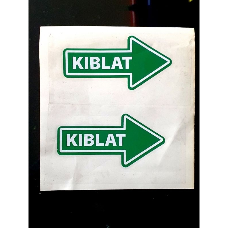 STICKER KIBLAT,STICKER SOLAT,STICKER SURAU,STICKER TAMPAL LUAR ...