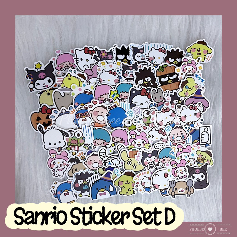 Sanrio mixed cartoon Waterproof Sticker Sets (40/60pcs/pkt) for ...