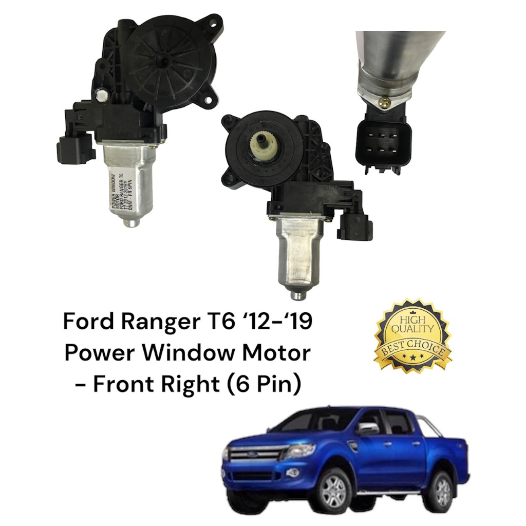 Ford Ranger T6 2012-2019 Power Window Motor - Front Right (6 Pin ...