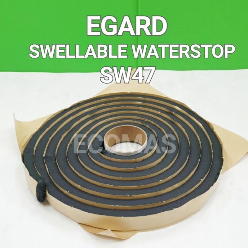 EGARD SWELLABLE WATERSTOP SW47 - HYDROSWELLING, HYDROPHILLIC WATERSTOP ...