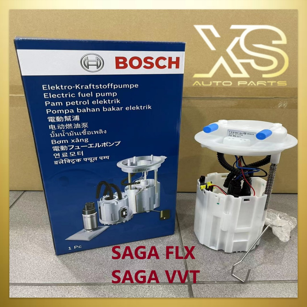 (100% ORI BOSCH ) FUEL PUMP ASSY SET PROTON SAGA VVT NEW BLM FLX 1.3 1. ...