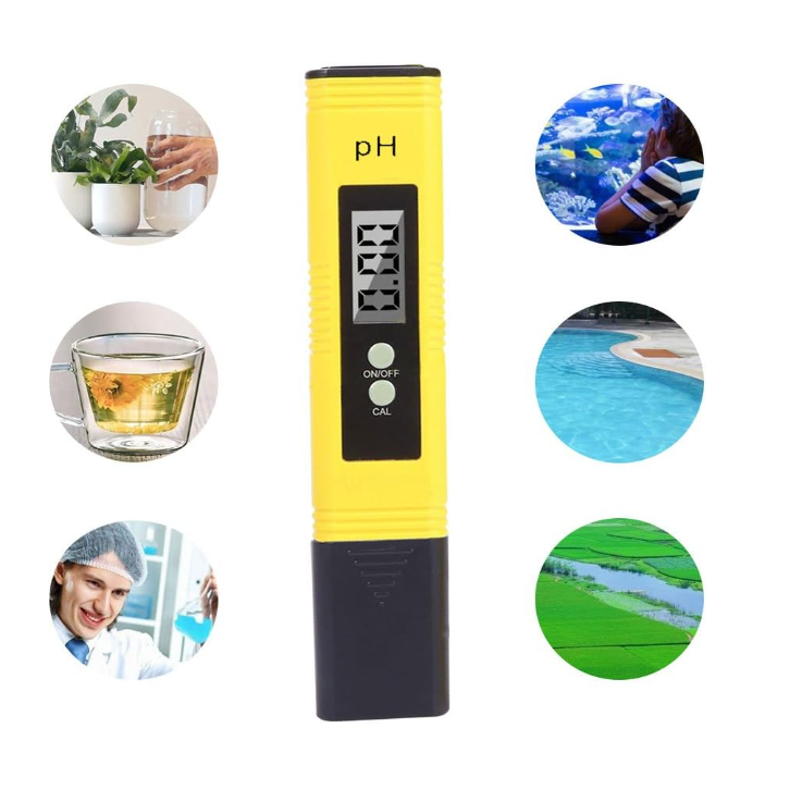 Water Quality Measuring Instrument PH Tester Digital Backlight Water ...