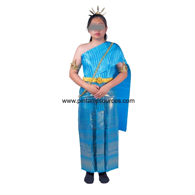 READY STOCK Adult Woman Thailand Traditional Costume Siamese Costume ...