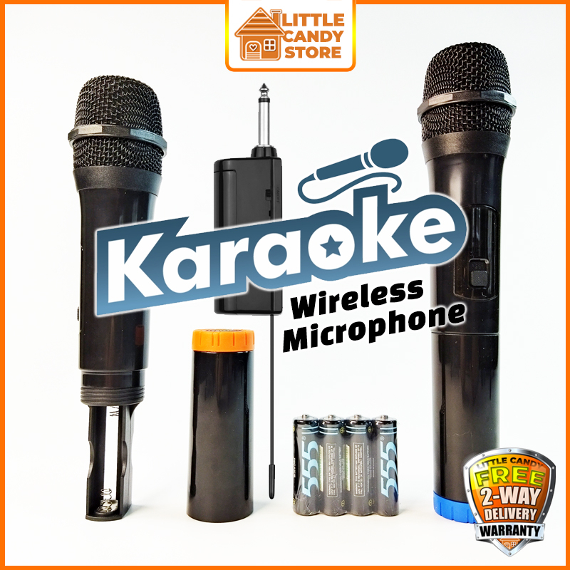 UHF Pro Wireless Microphone 16 Channel Receiver System Handheld ...