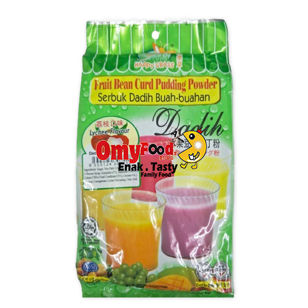 310g Happy Grass Fruit Bean Curd Pudding Powder [Yam/Pandan/Mango/Sweet ...