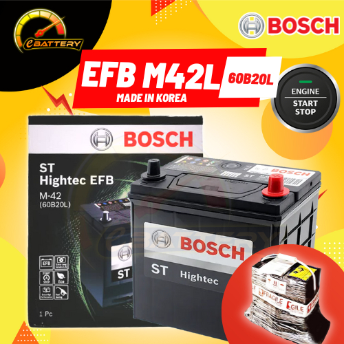 M42 60B20L M42L M42R BOSCH | BATERI KERETA | Start Stop Vehicle Car | Perodua Myvi eco, Bezza ...