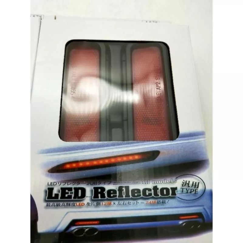 JDM Side Marker Lamp / Libero Rear Fog Lamp Red / White Rear Bumper ...