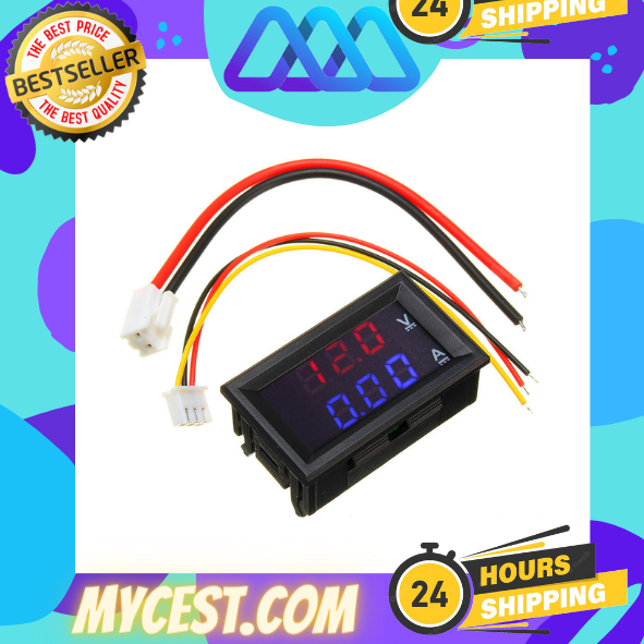Voltmeter Ammeter Voltage Current Meter Dual Display DC | Shopee Malaysia