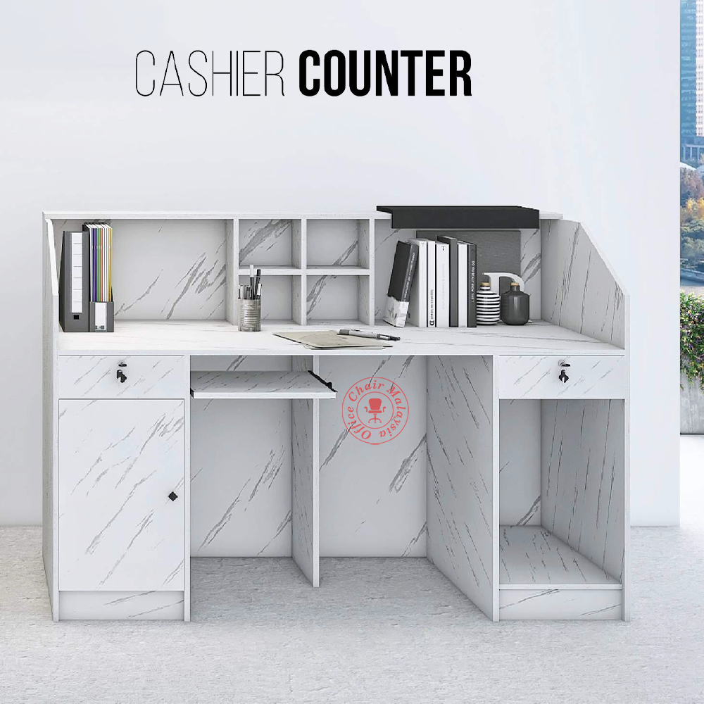 Receptionist Table / Cashier Counter Table / Reception Counter Table ...