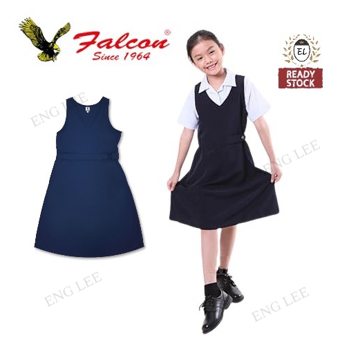 Falcon Primary School Girl Pinafore Back/Side Zip 🔥Ready Stock🔥Baju ...