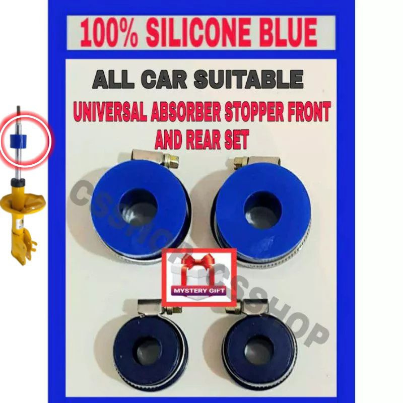 CS SILICONE ABSORBER STOPPER UNIVERSAL BUSH 1SET=4PCS FRONT/REAR ...