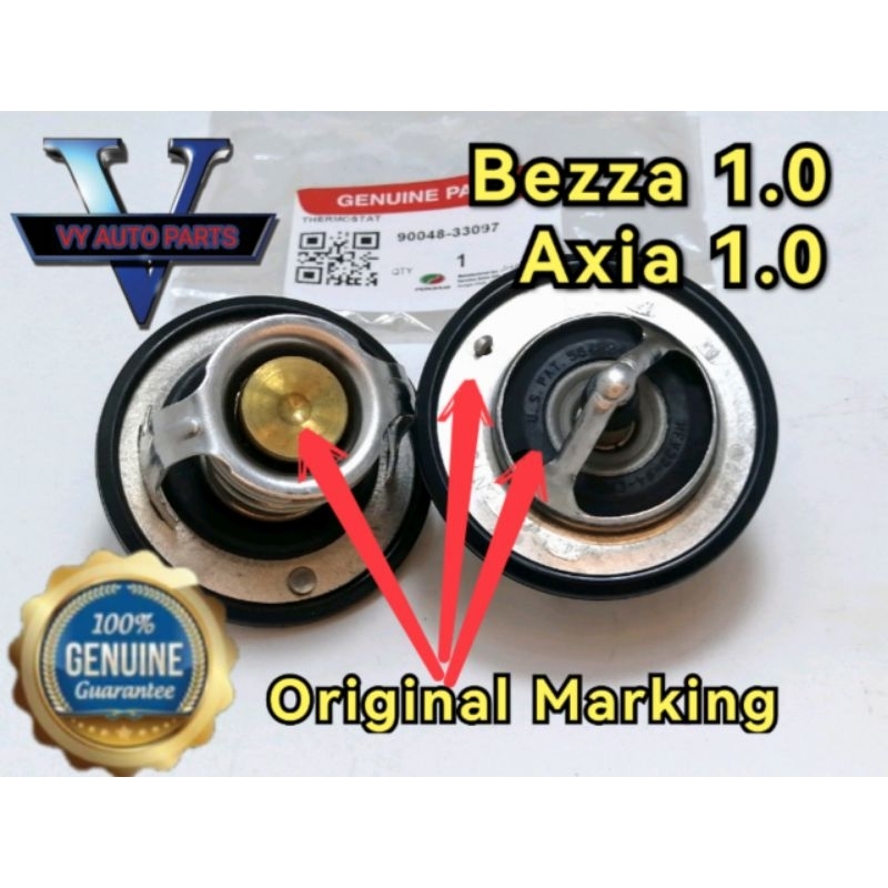 Original Perodua Axia 1.0 Bezza 1.0 88C Thermostat 90048-33097 | Shopee ...