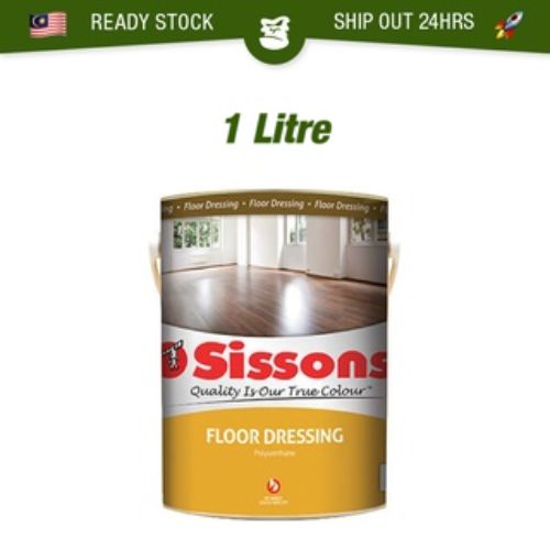 1L SISSONS Floor Dressing Transparent Wooden Parquet Floor Polyurethane ...