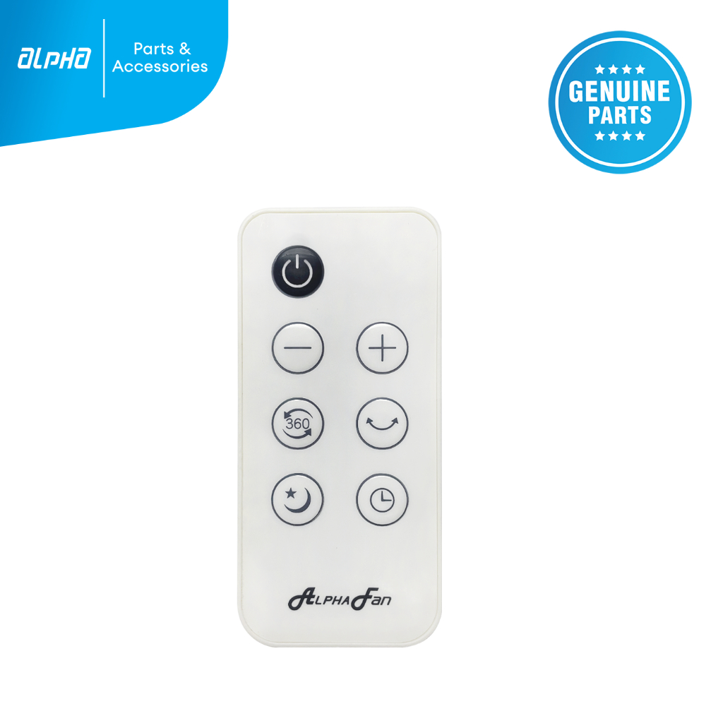 ALPHA AlphaFan Desk Fan Remote Control MOTTO DT360-G2 for DESK FAN 360 ...