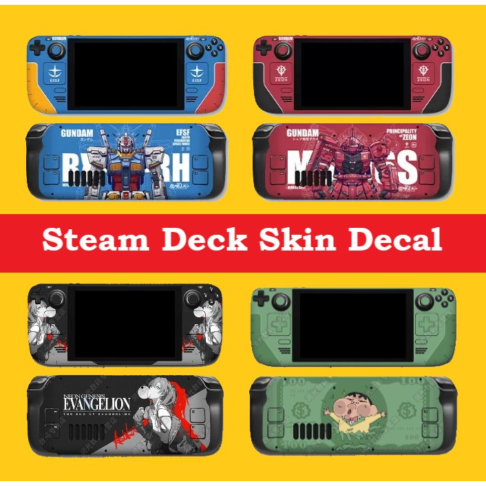 Steam Deck Console Skin Decal Sticker | Shopee Malaysia