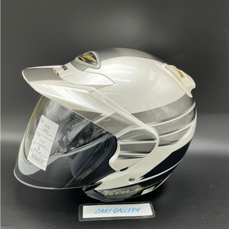 SHOEI HONDA/GOLDWING HELMET FULL COPY 1 TO 1 BLACK / WHITE NEW VERSION ...