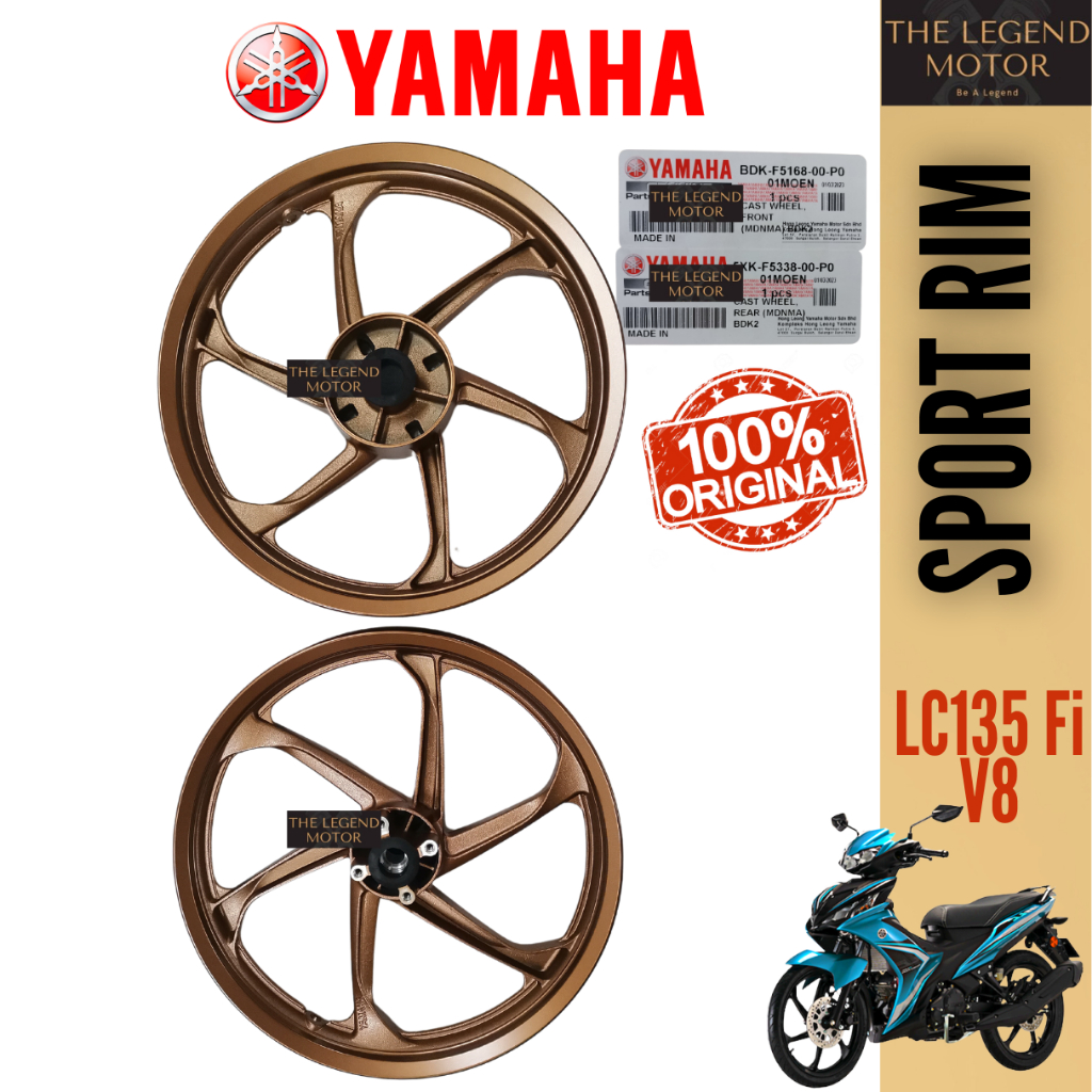 LC135 V8 Fi LCV8 LC135Fi LC 135 SPORT RIM CAST WHEEL SPORTRIM SPOT RIM ...