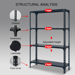 6 tier metal storage rack Metal Rack Rak Dapur Rack Shelf Rack Kitchen ...