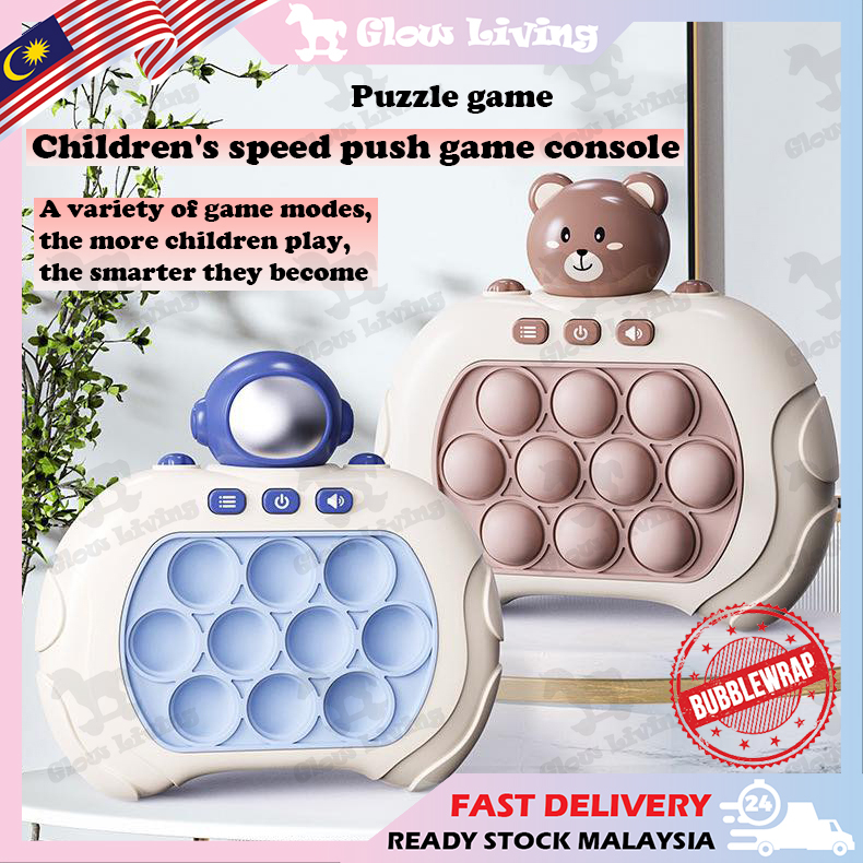 Quick Push Game Console Electronic Speed Push Elimination Pop It Whack ...