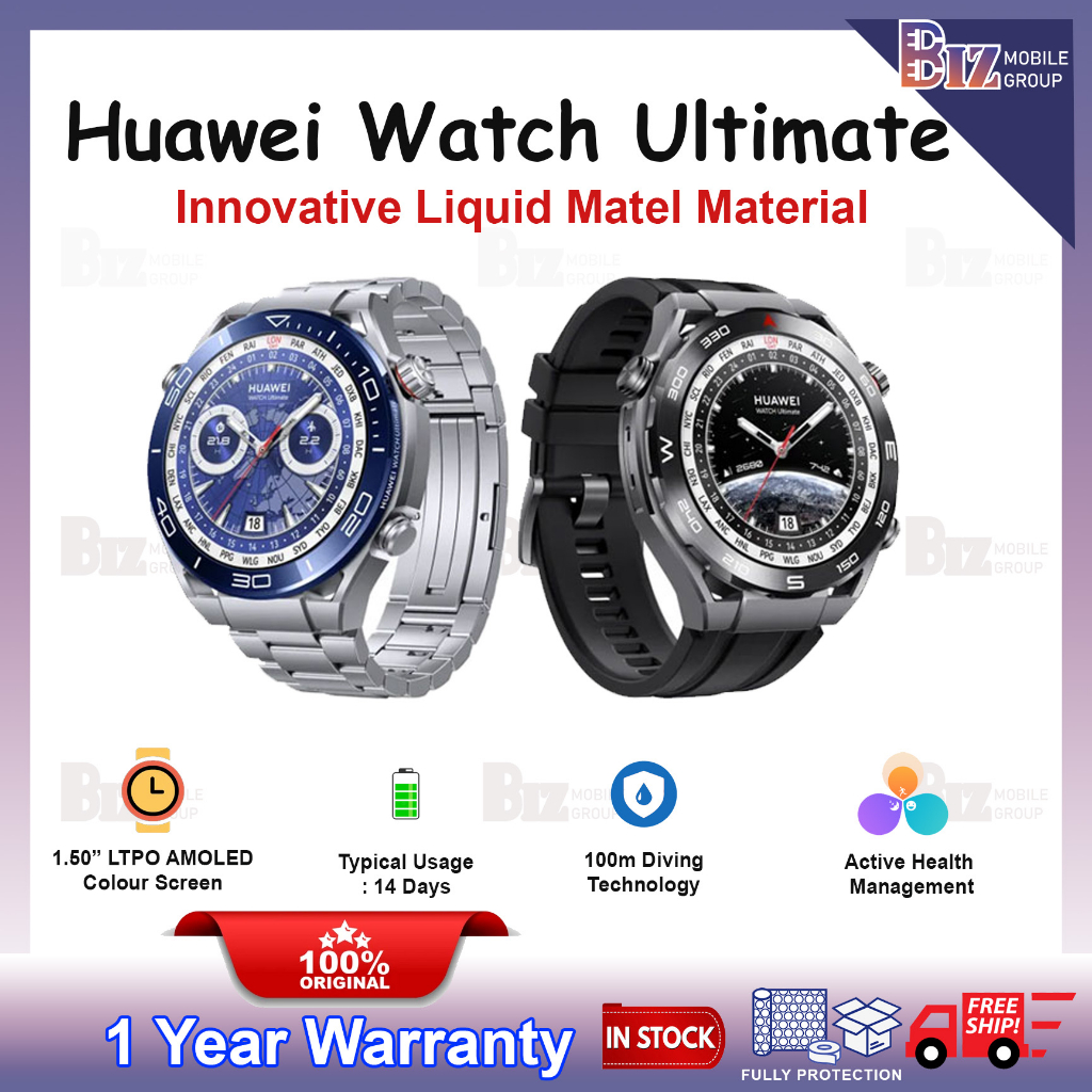 HUAWEI WATCH Ultimate Smartwatch | Innovative Liquid Metal Material ...