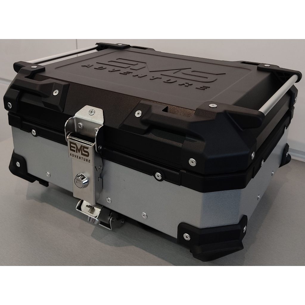 EMS ALUMINIUM TOP BOX (BLACK/SILVER) - 28L/32L/45L | Shopee Malaysia