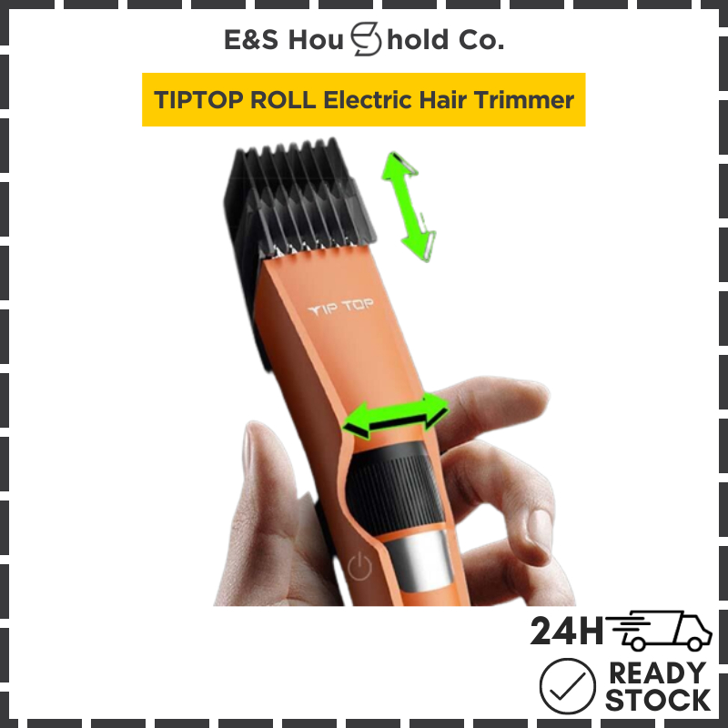 TIPTOP ROLL Series Electric Hair Trimmer | R-Type Cutter Head l Ultra ...