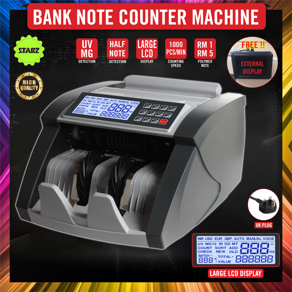 Money Bank Note Counting Machine AL-5117 / Note Counter / Money Count ...