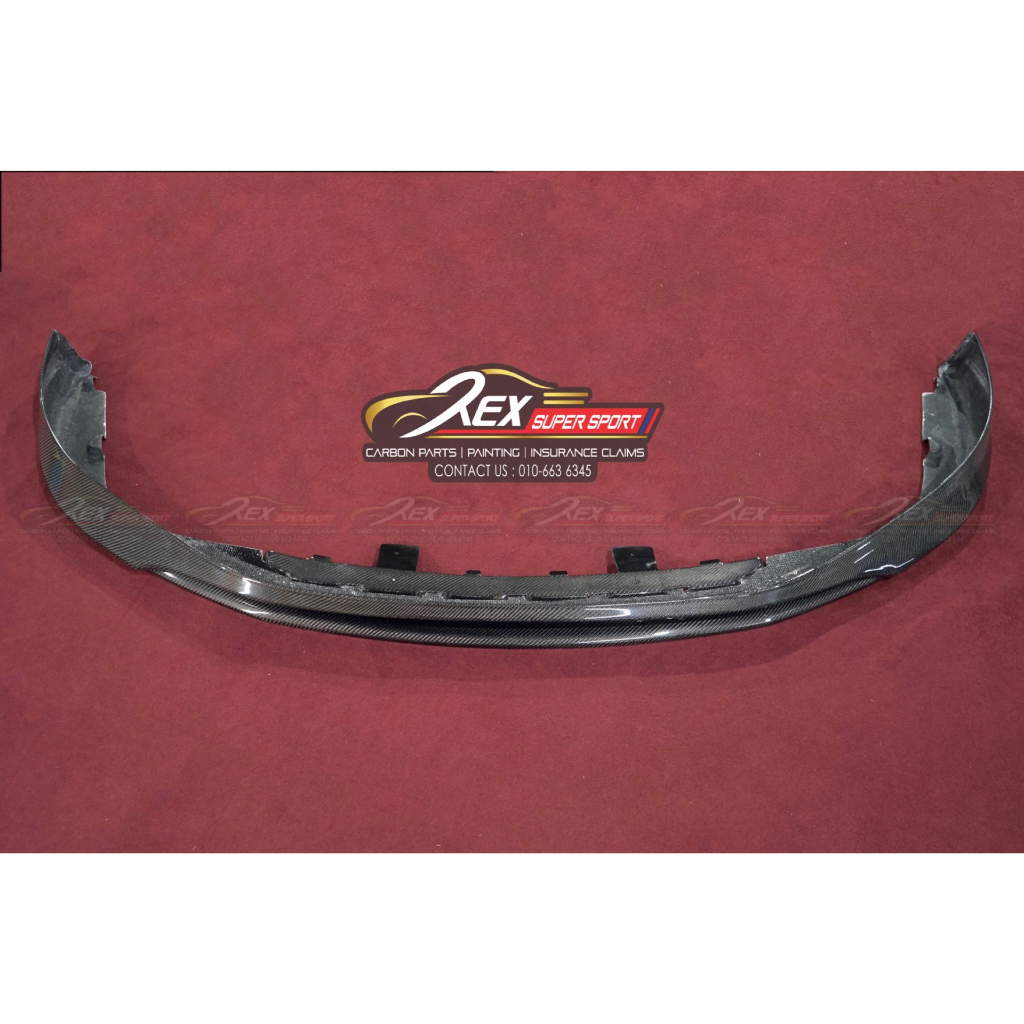 Porsche Cayman 718 Front Lip TC Real Forged Carbon Fiber Depan Bumper ...
