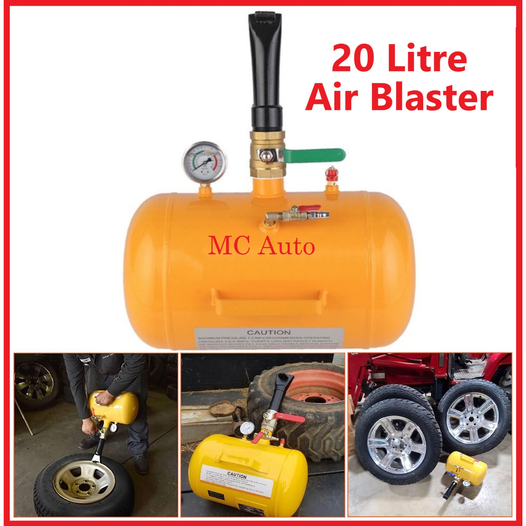 20 Liter Tyre Air Blaster Tank 5 Gallon Tire Bead Booster Tank Tayar ...