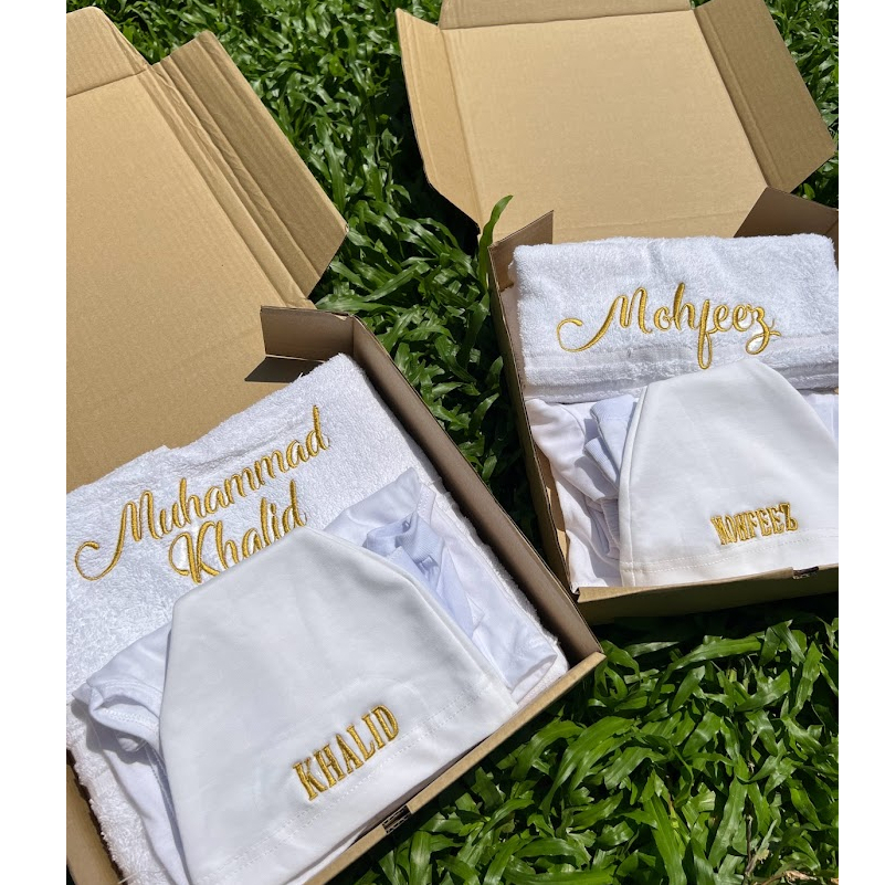 Set Hadiah Newborn Free Tuala Sulam Nama Baby | Shopee Malaysia