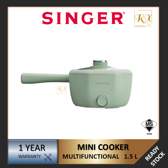 [BUBBLE WRAP] SINGER 1.5L MINI COOKER MC15 FRYING STEWING COOKING SOUP ...
