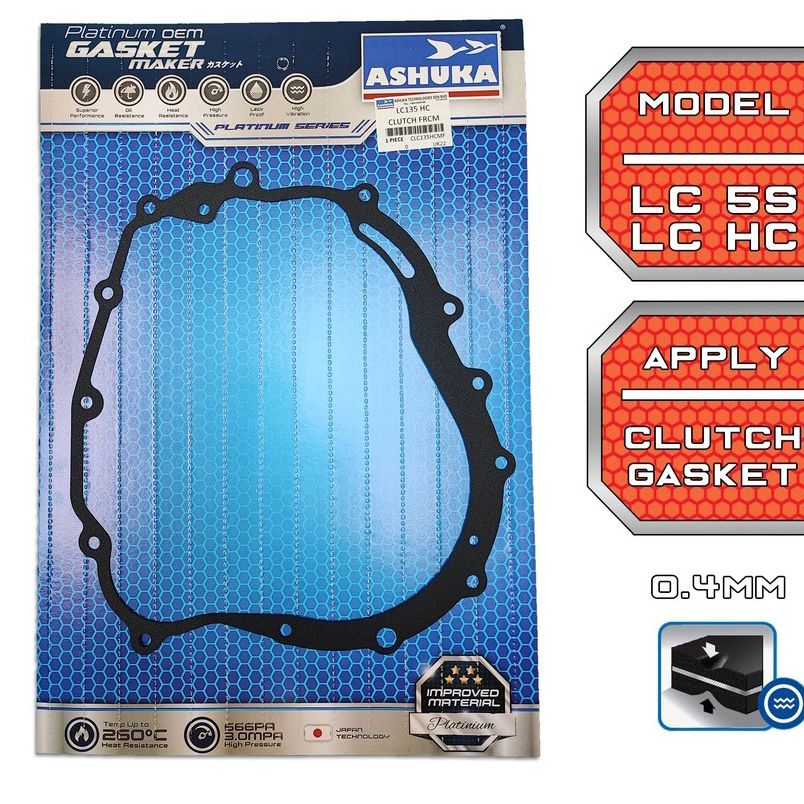 YAMAHA LC135 5S CLUTCH GASKET MAGNET GASKET FRCM ASHUKA | Shopee Malaysia