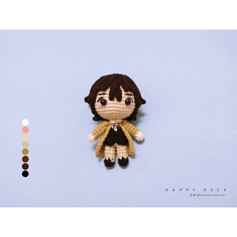 文豪野犬 太宰治 Bungo Stray Dogs Dazai Osamu | 100% Handmade Crochet ...