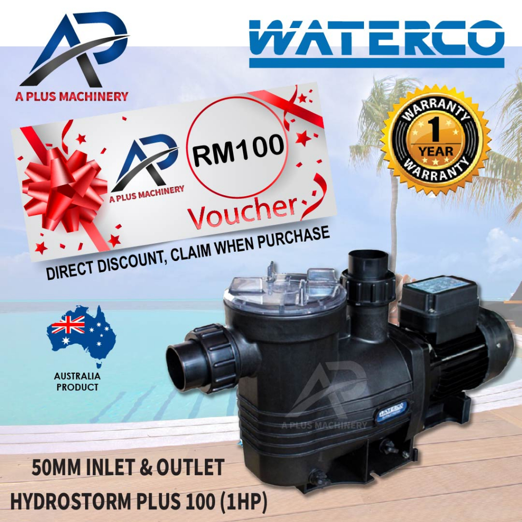 Waterco swimming Pool Pump HydroStorm PLUS 100 (1hp) | Shopee Malaysia