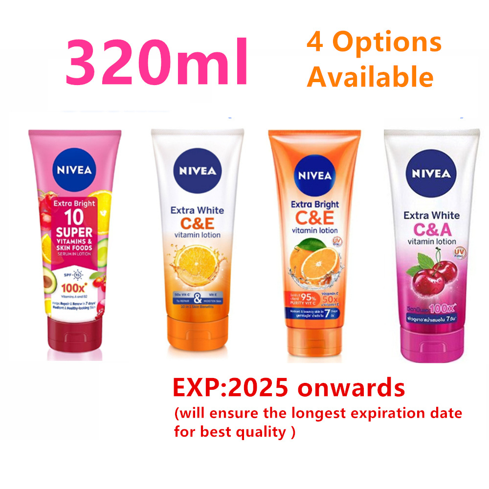 NIVEA 320ml Extra White C&E C&A Vitamin Body Lotion/Nivea Extra Bright ...