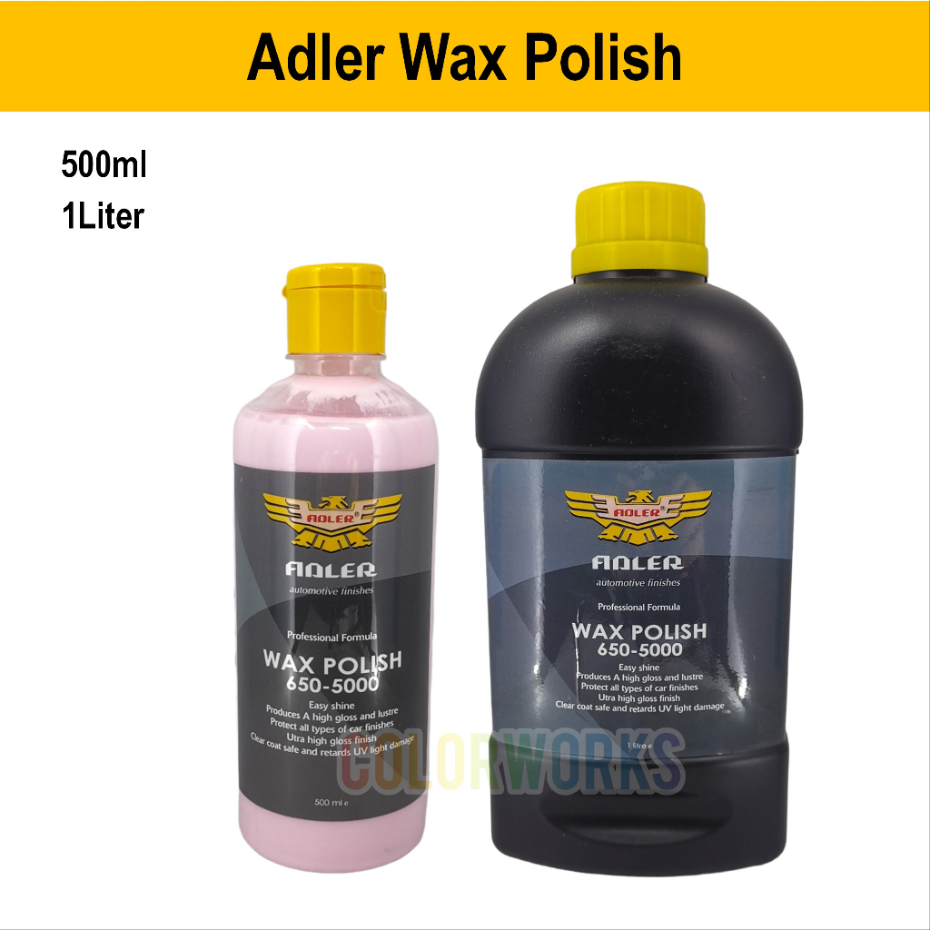 ADLER WAX POLISH (650-5000) 500ml / 1000ml, CAR AUTOMOTIVE BODY WAX ...