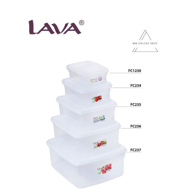 LAVA Multipurpose Food Container, Assorted Sizes | Shopee Malaysia
